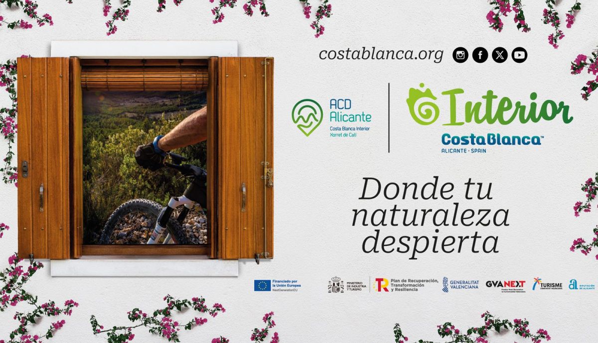 El interior de la Costa Blanca impulsa el turismo activo...