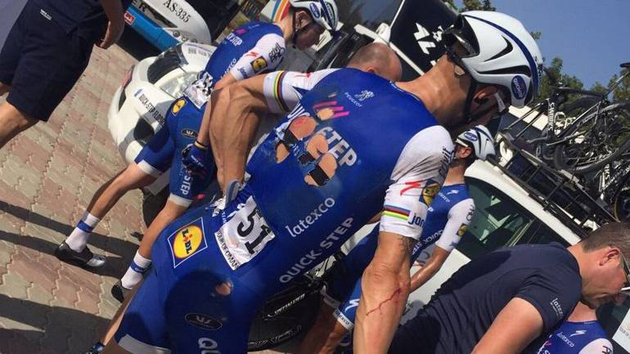 Tour de Omán: Kristoff gana, Boonen se cae