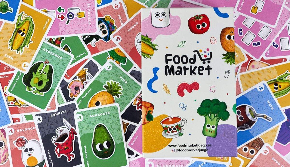 Food Market, el juego de mesa para aprender a comer sano...