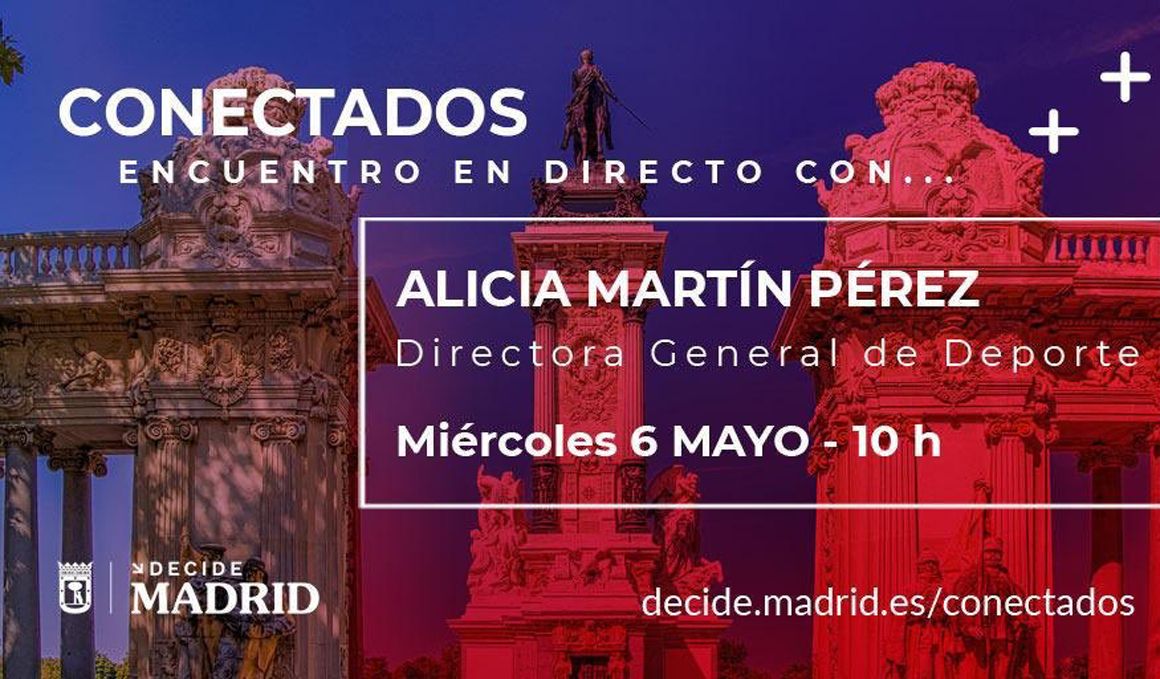 Decide Madrid, en directo con Alicia Martín Pérez, hablemos de deporte desde casa y bien informados